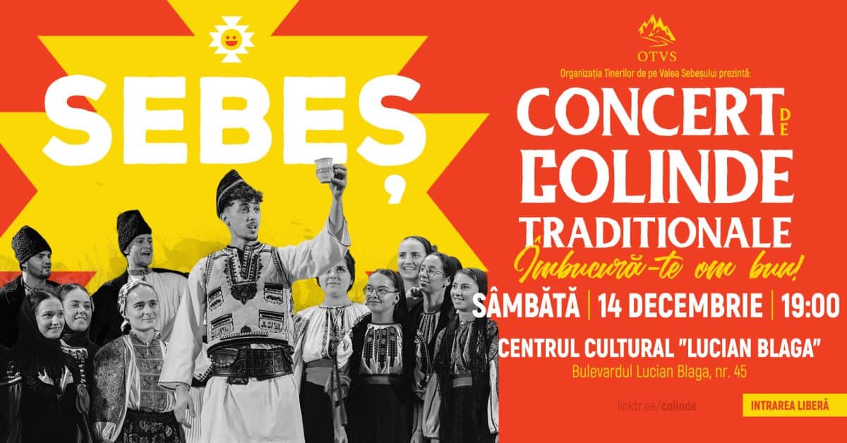 Sâmbătă, 14 decembrie: „Îmbucură-te om bun”, concert de colinde ...